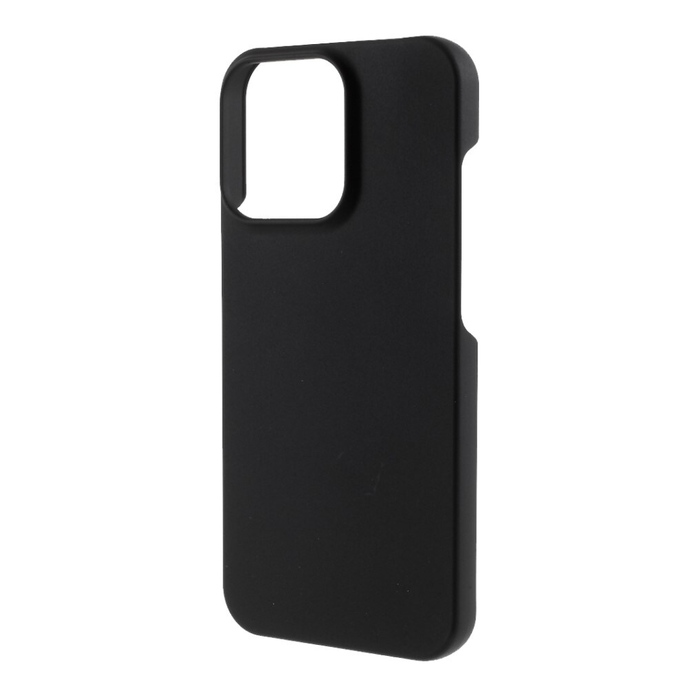iPhone 13 Pro Hardcase Gummicoating Zwart - koop online